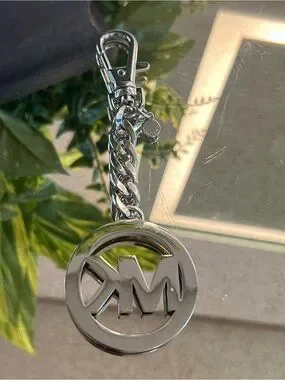 Michael Kors | Accessories | Michael Kors Signature Logo Silver Tone ...